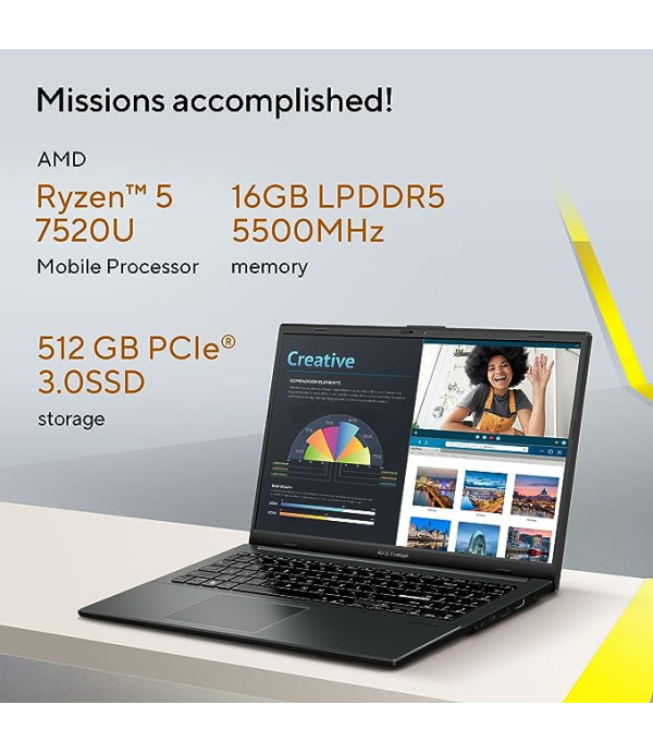 ASUS LAPTOP E1504FA-LK542WS (R5-7520U/16G/512G/15.6"/W11/MSO)