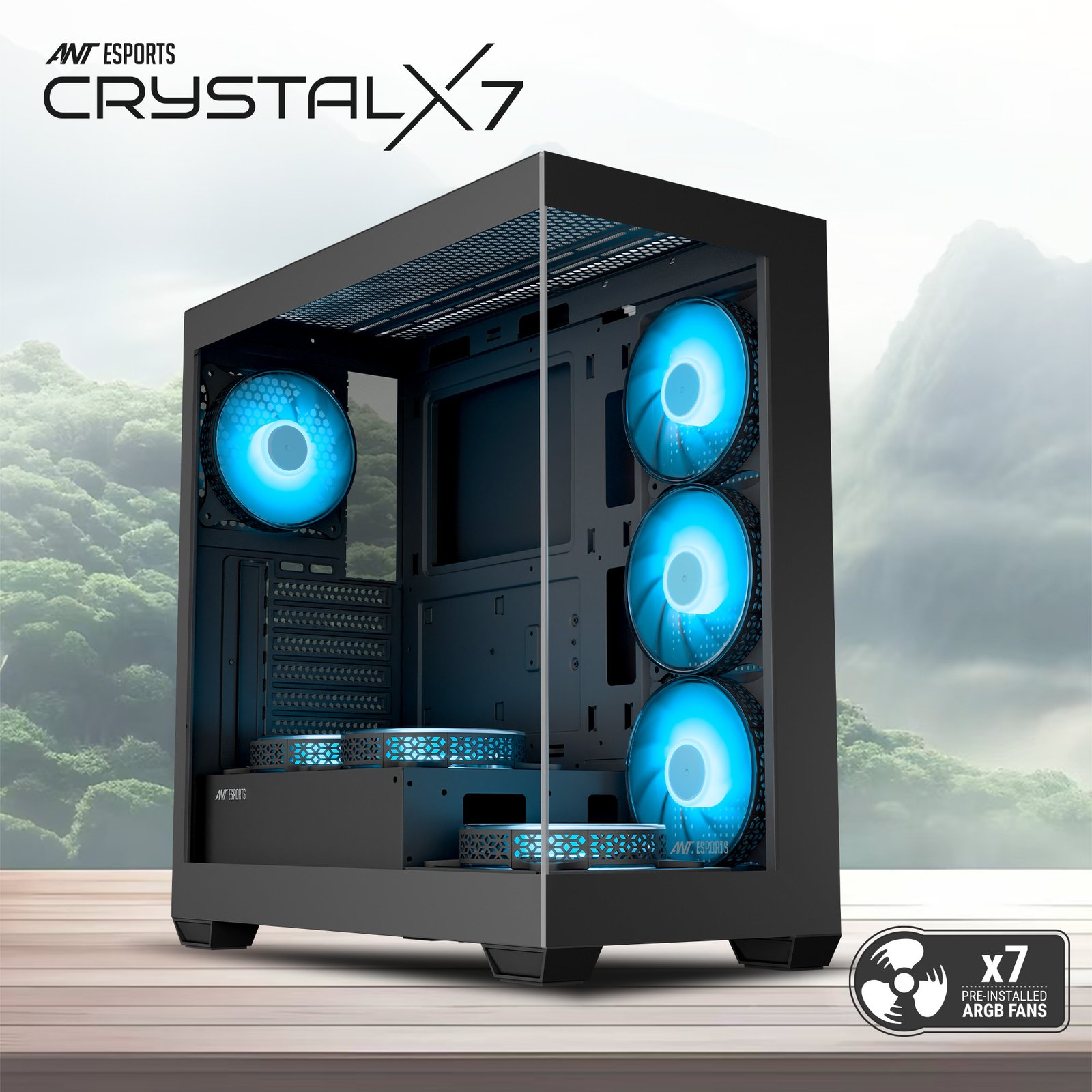 Ant esports crystal x7 cabinet